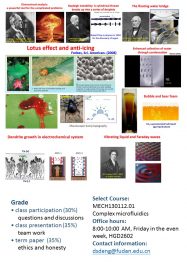 Course – Complexfluids Lab